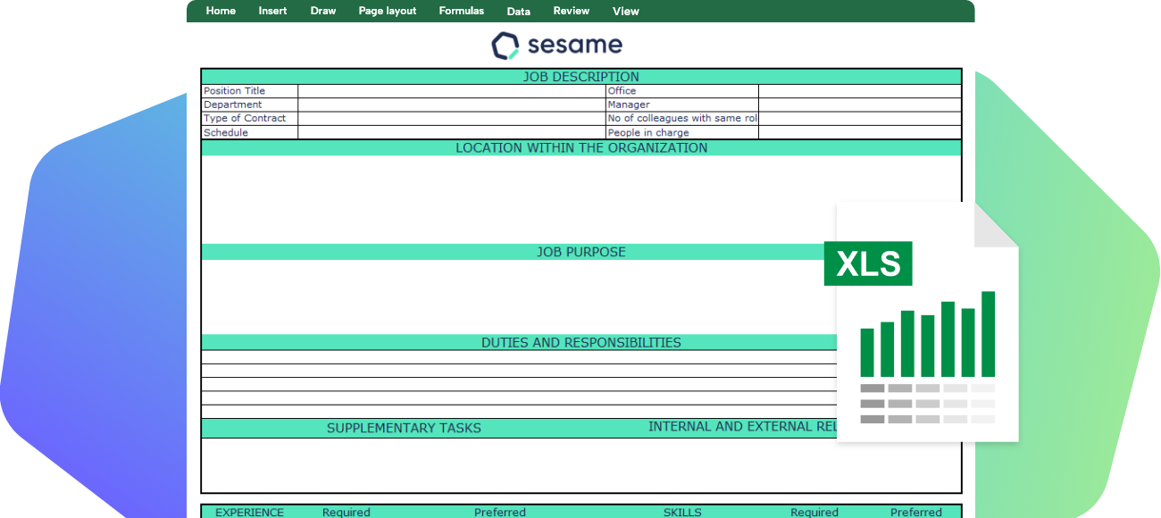 Job Descriptions Template - Sesame HR